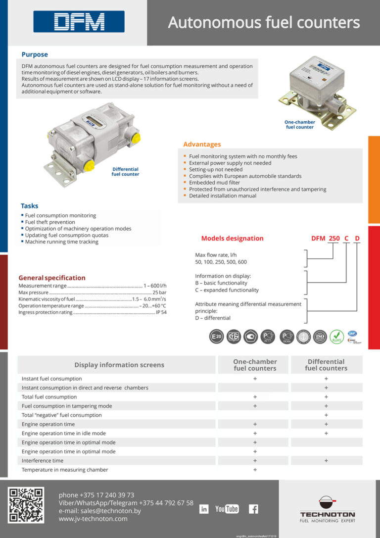 Autonomous Fuel Counters